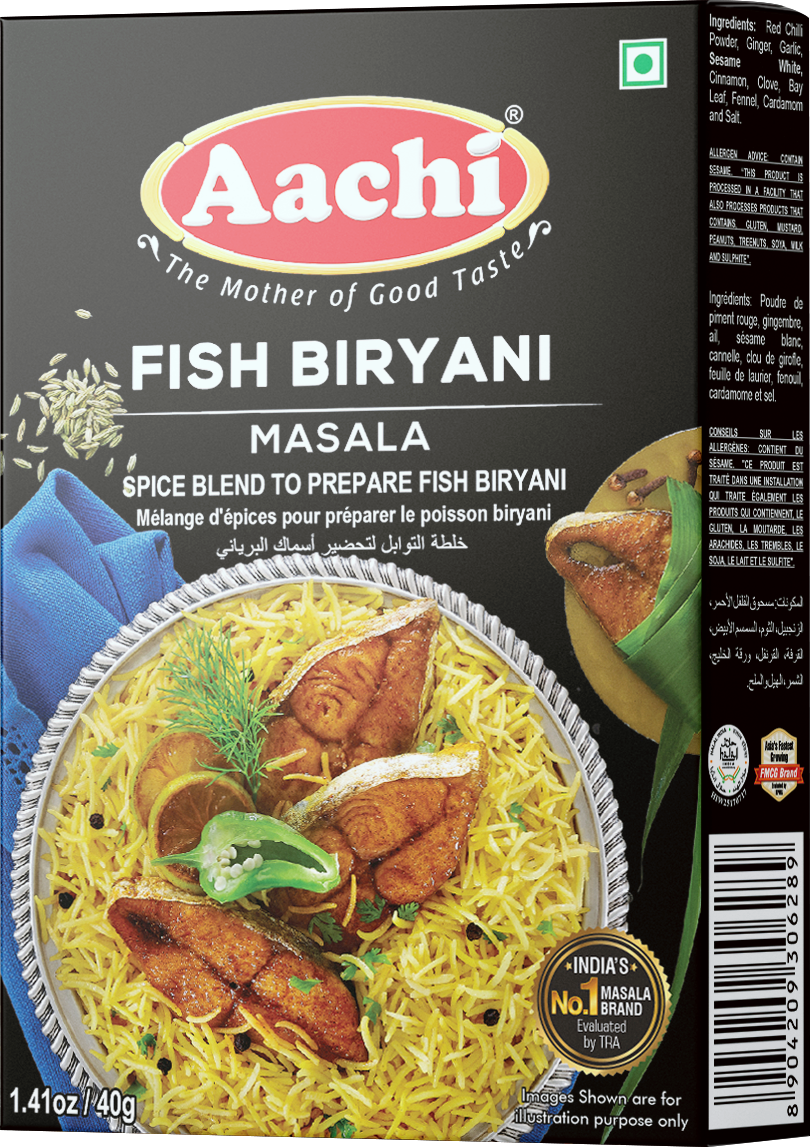 Aachi Fish Biryani Masala 40gm – BTM International