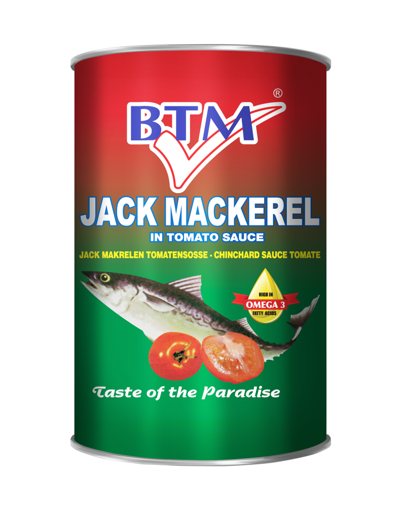 BTM Jack Mackerel in Tomato Sauce 425gm – BTM International